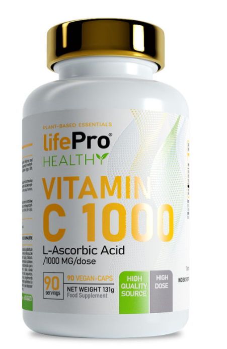 Life Pro Vitamina C 1000 Mg 90 Cápsulas – Nutrición Deportiva ECD
